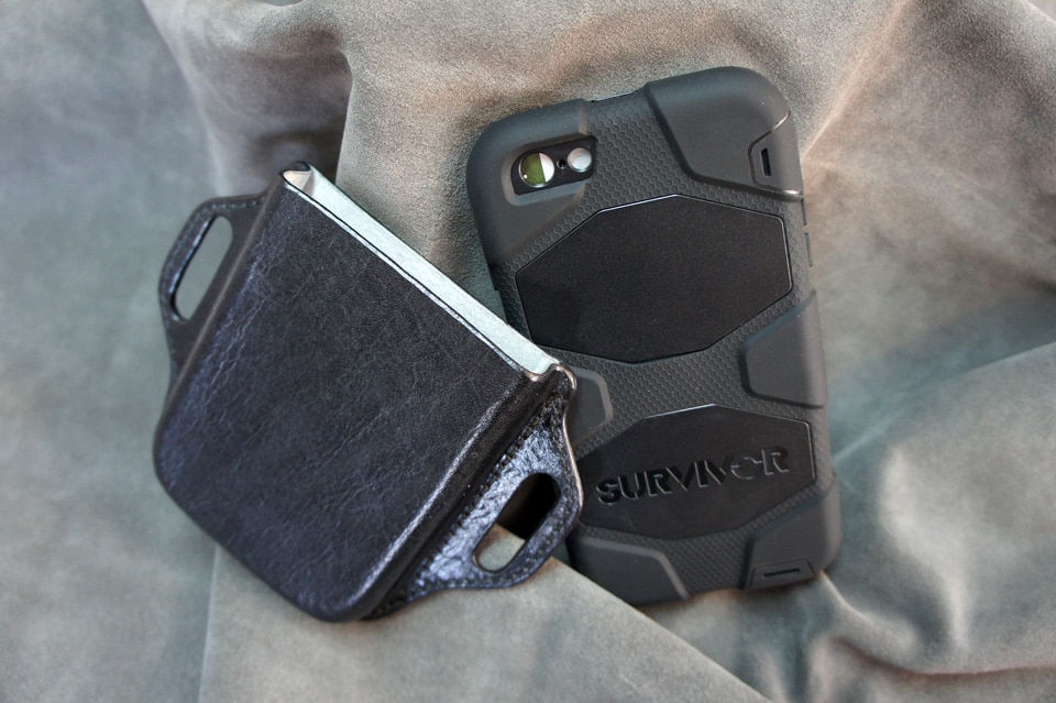 iPhone 6 Griffin Survivor Leather Pancake Case